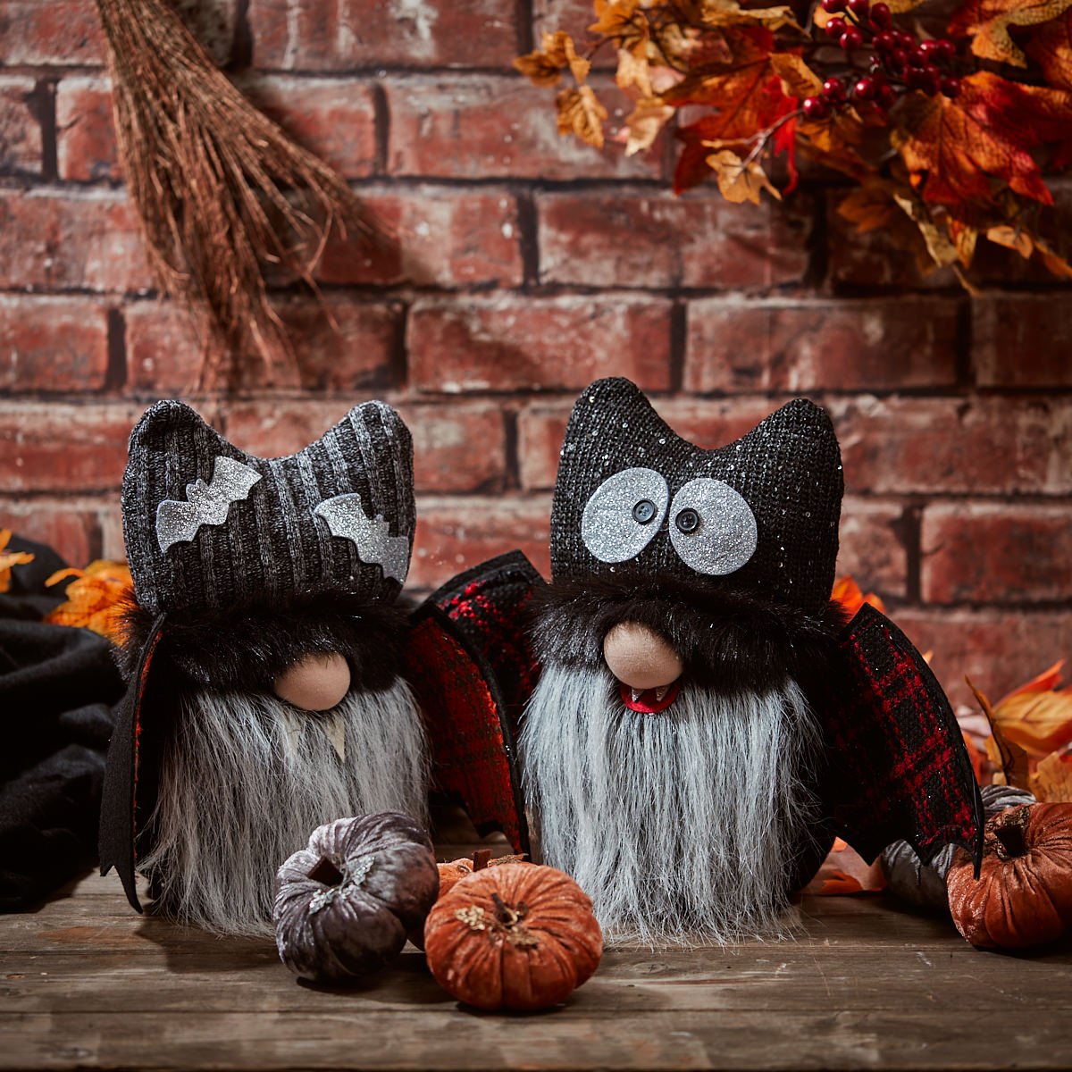 Large Vampire Bat Gonk With Sparkly Bats – Derbyshire Gift Centre