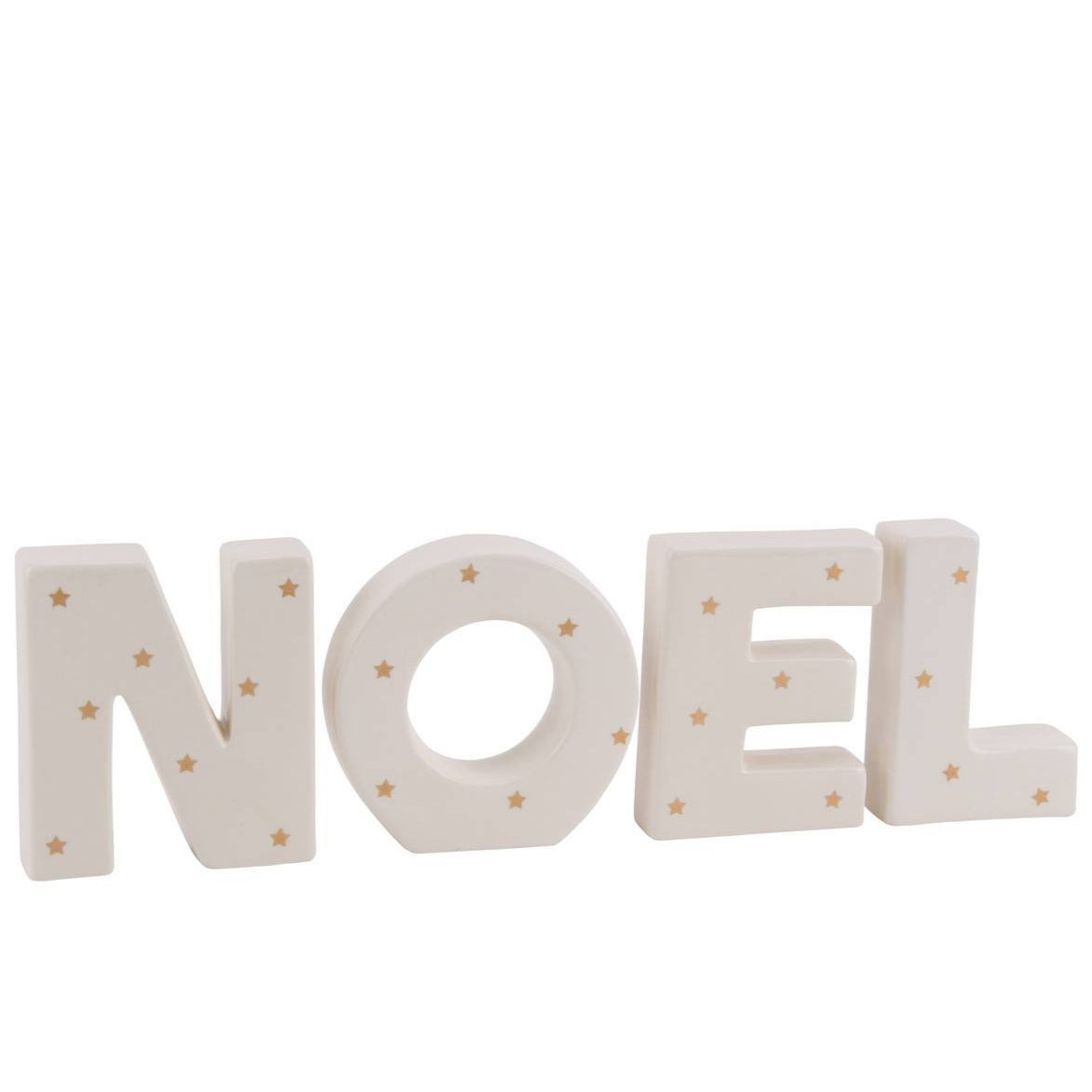 'Noel' Ceramic Block Letters – Derbyshire Gift Centre